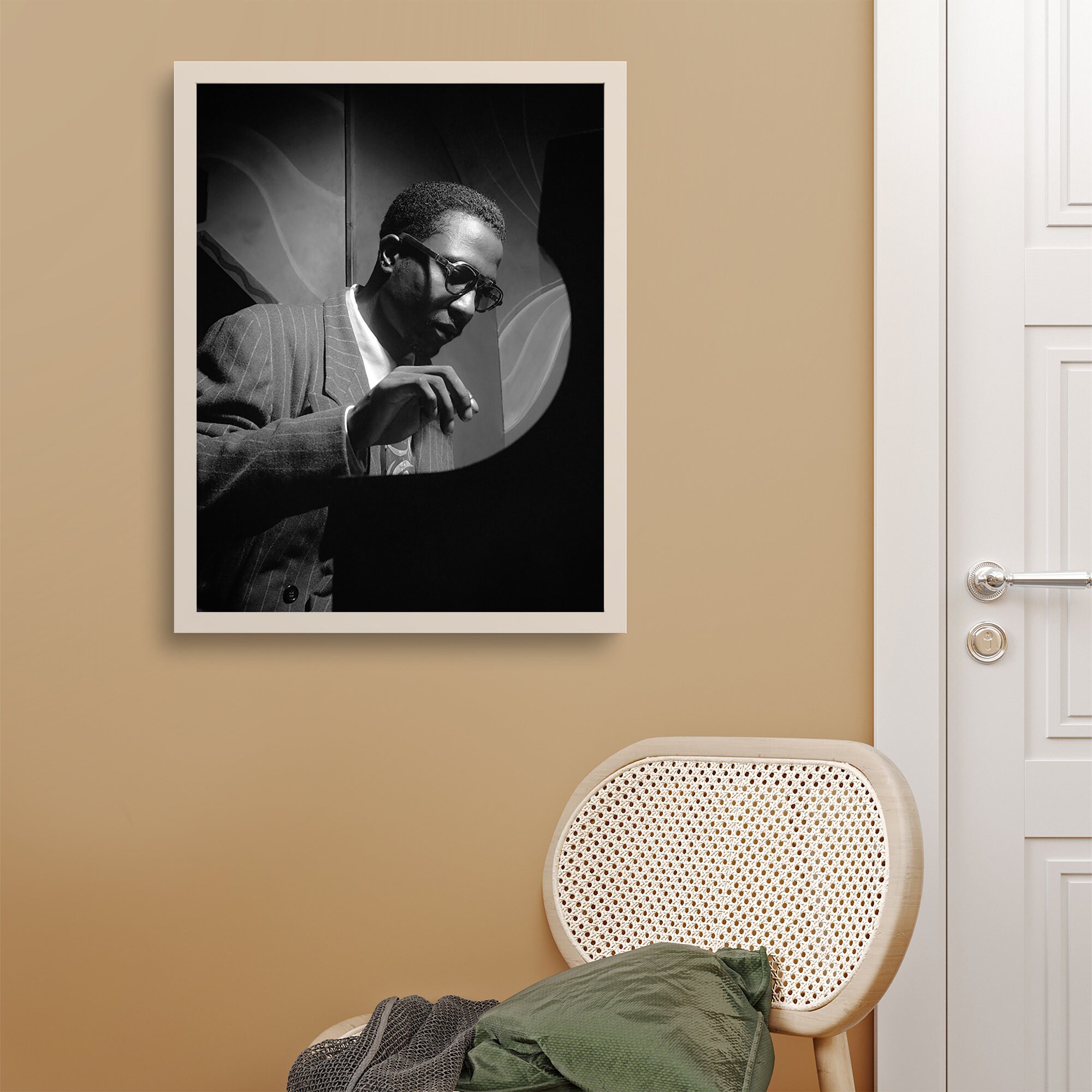 Iconic Thelonious Monk Jazz Musician Print Vintage Wall Art for Home or ...