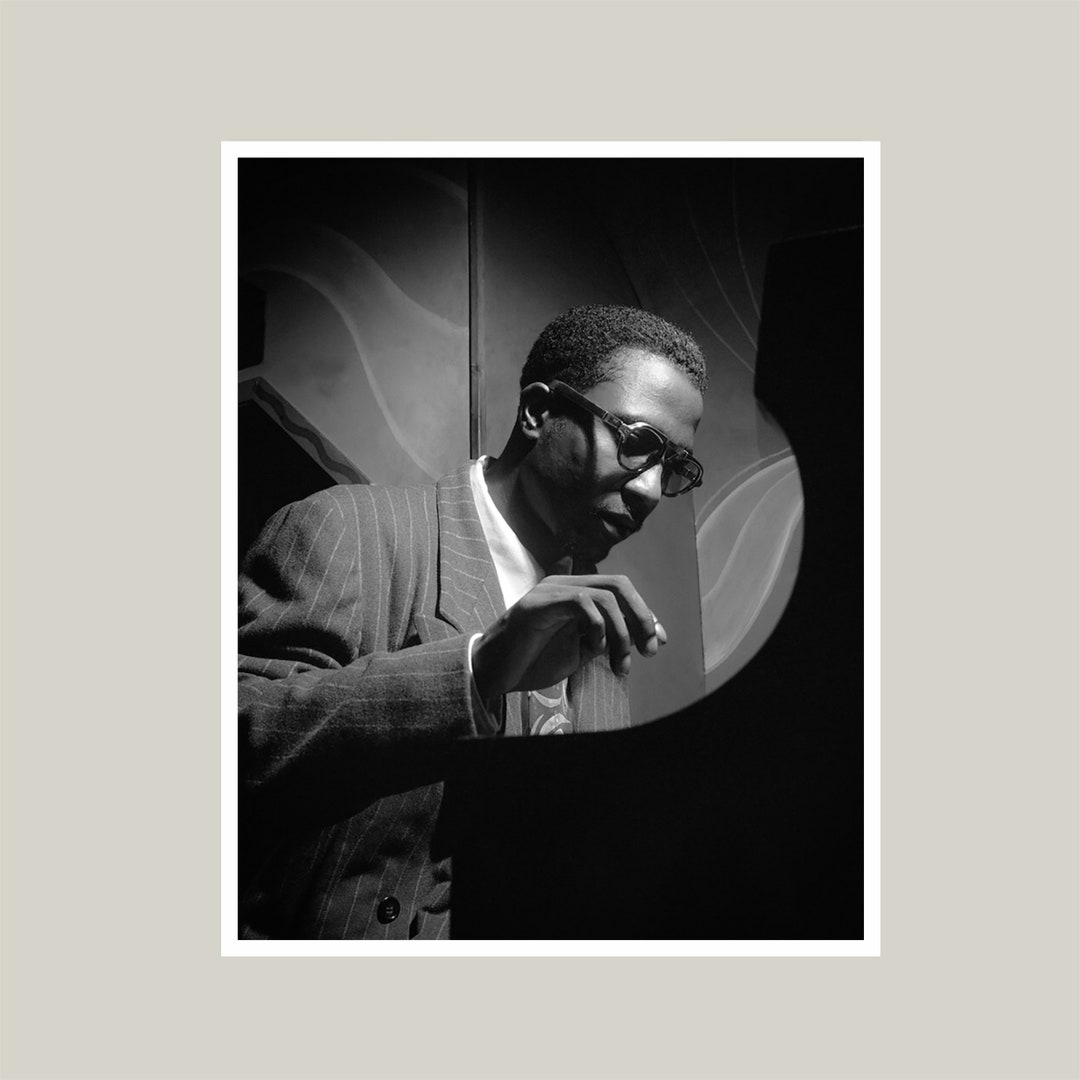 Iconic Thelonious Monk Jazz Musician Print - Vintage Wall Art for Home ...