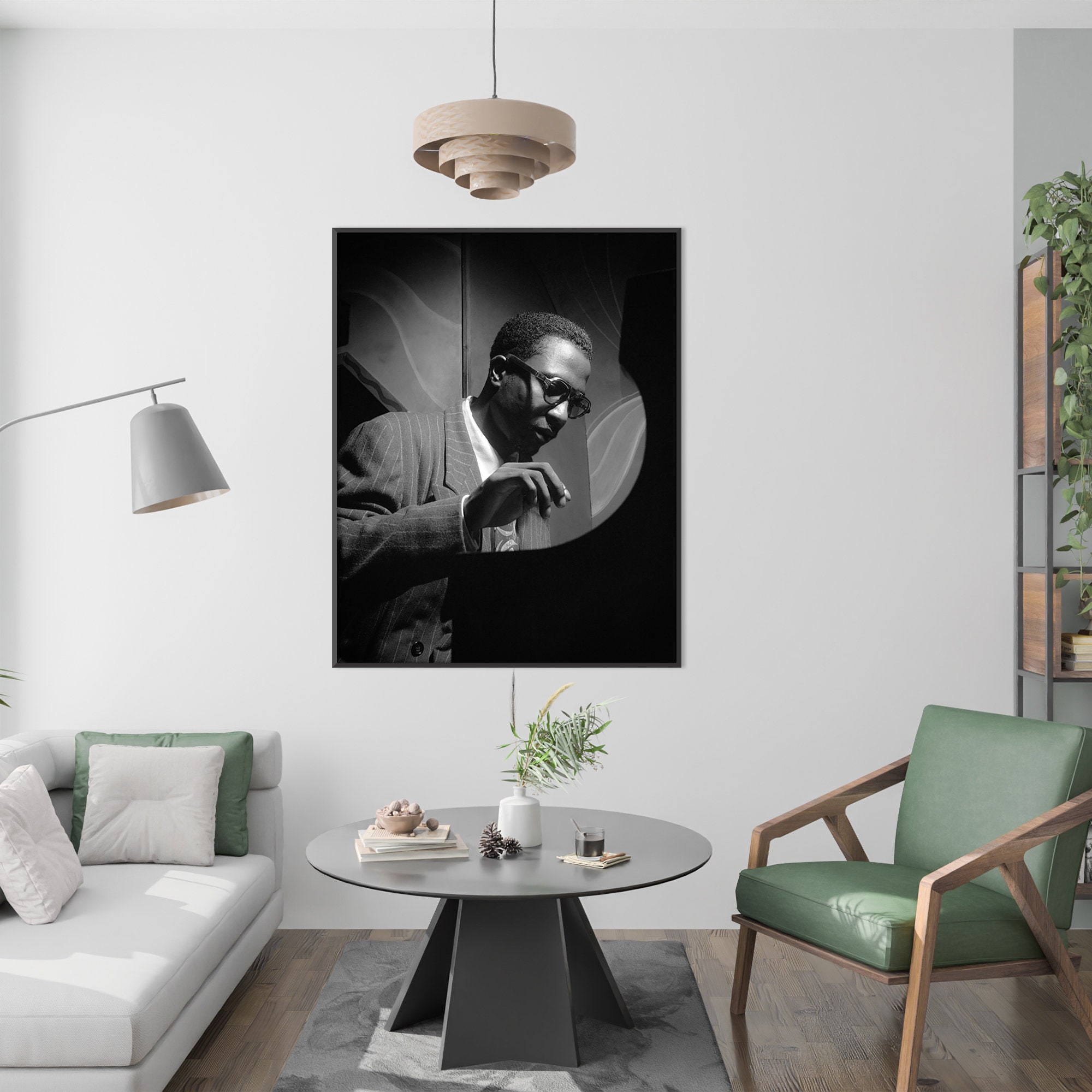 Iconic Thelonious Monk Jazz Musician Print Vintage Wall Art for Home or ...