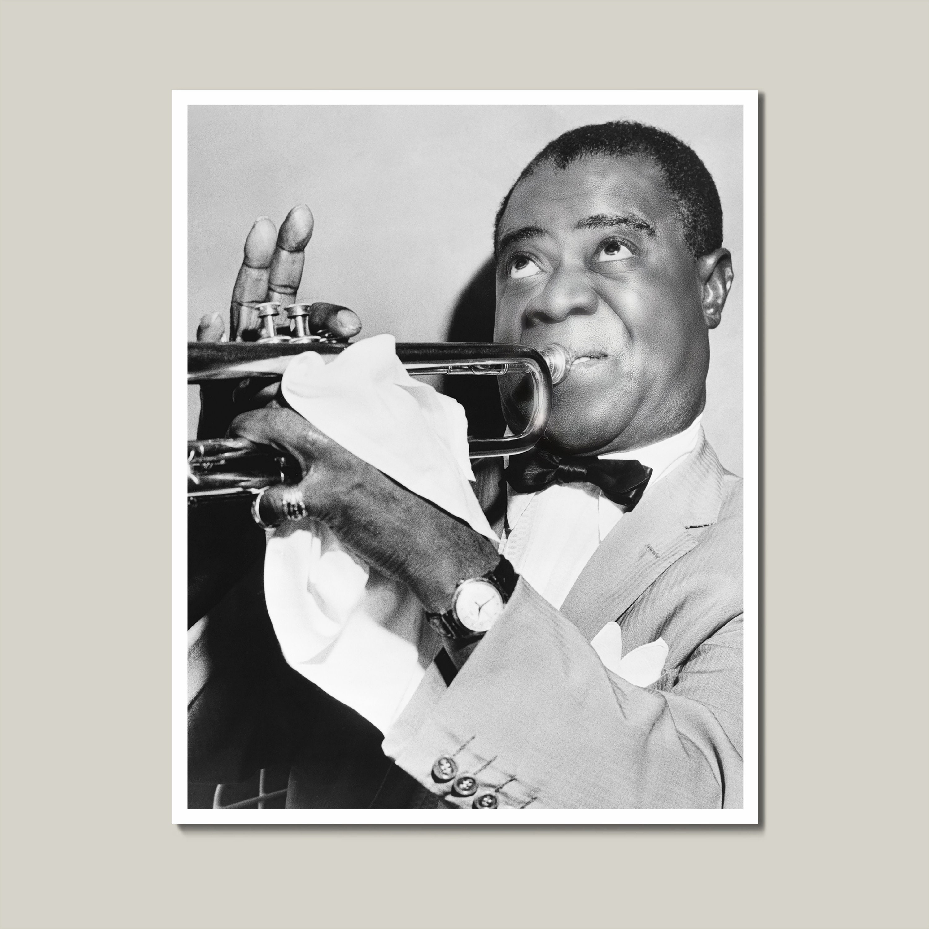 Vintage louis Armstrong jazz Poster-new Orleans Poster-jazz Prints ...