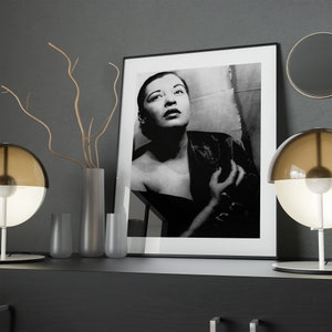Billie Holiday Poster - Jazz Icon Wall Art for Music Lovers - Retro ...