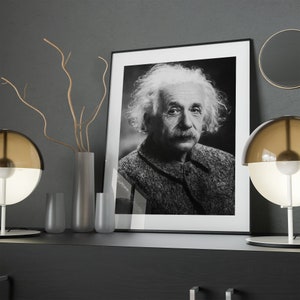 Albert Einstein Poster Print-einstein Art-einstein Wall Art Decor ...