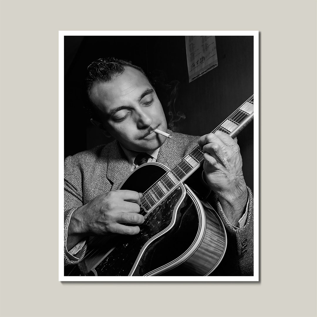 Vintage "django Reinhardt "jazz Poster-new Orleans Poster-jazz Prints ...