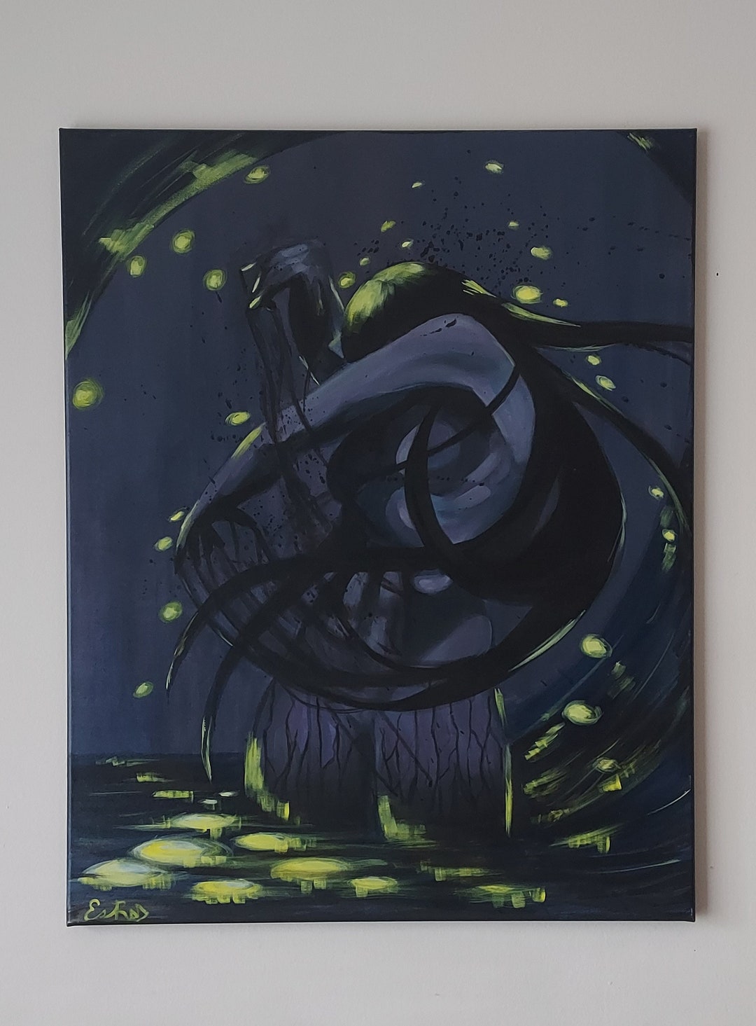 Tearing Away From Fear | Original Painting | Acrylic on Canvas - Etsy