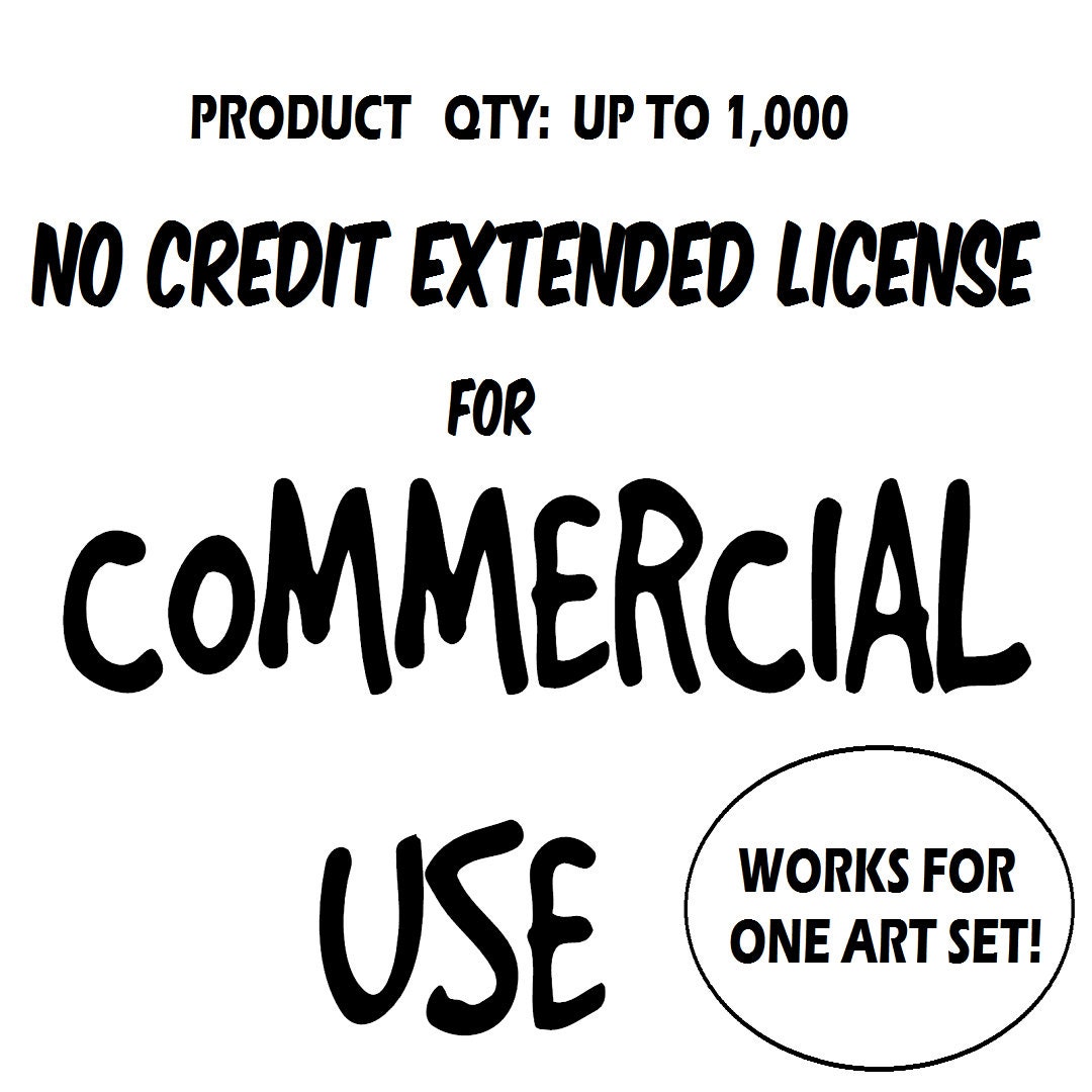 Extended Commercial Use License for Single Listing - Etsy