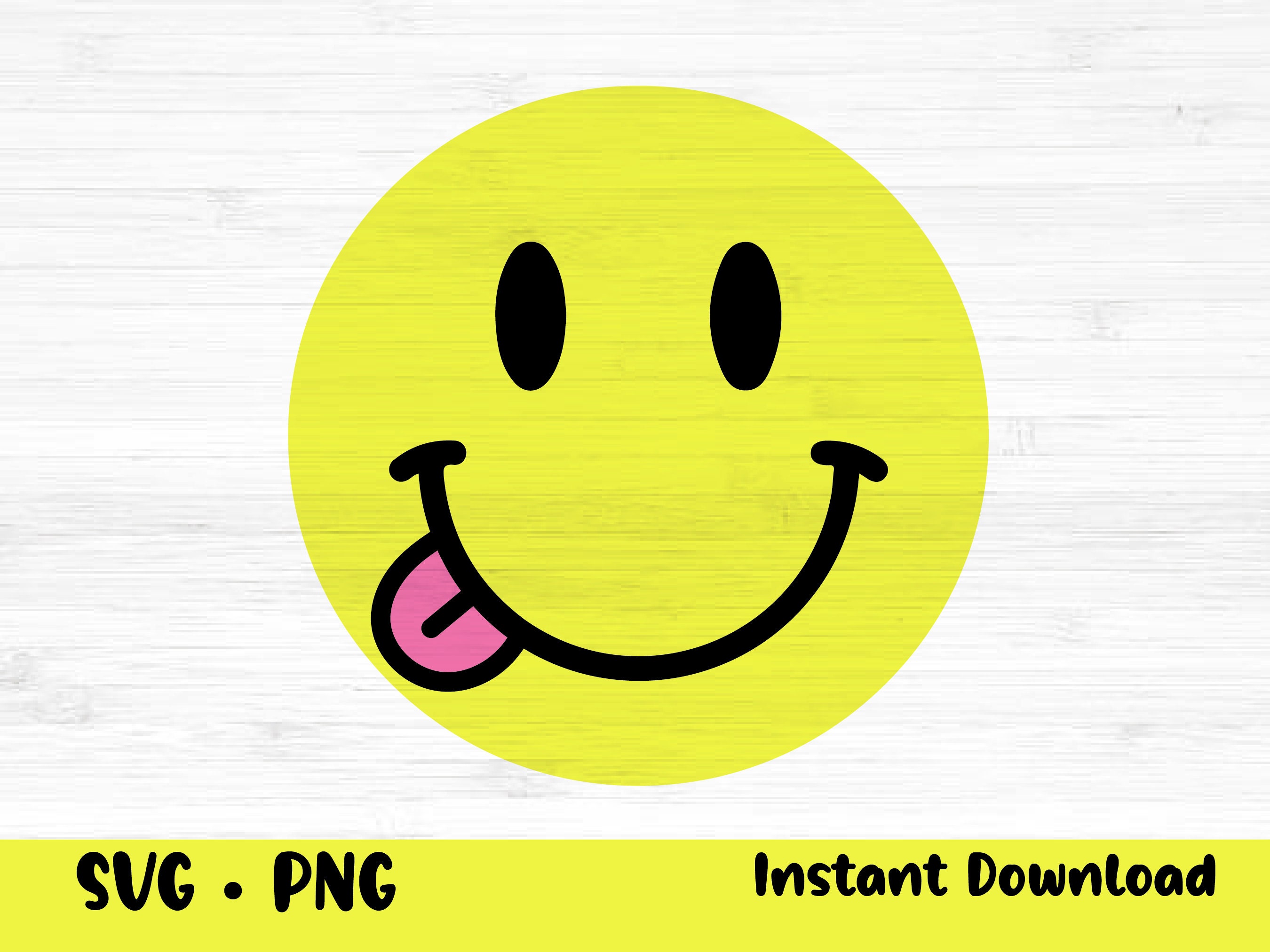 Smiley Face Vintage Retro Svg Png Smiley Face SVG Smiley - Etsy UK