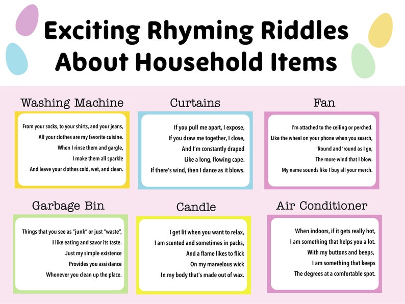 Easter Indoor Scavenger Hunt for Teens and Kids, Indoor Easter ...