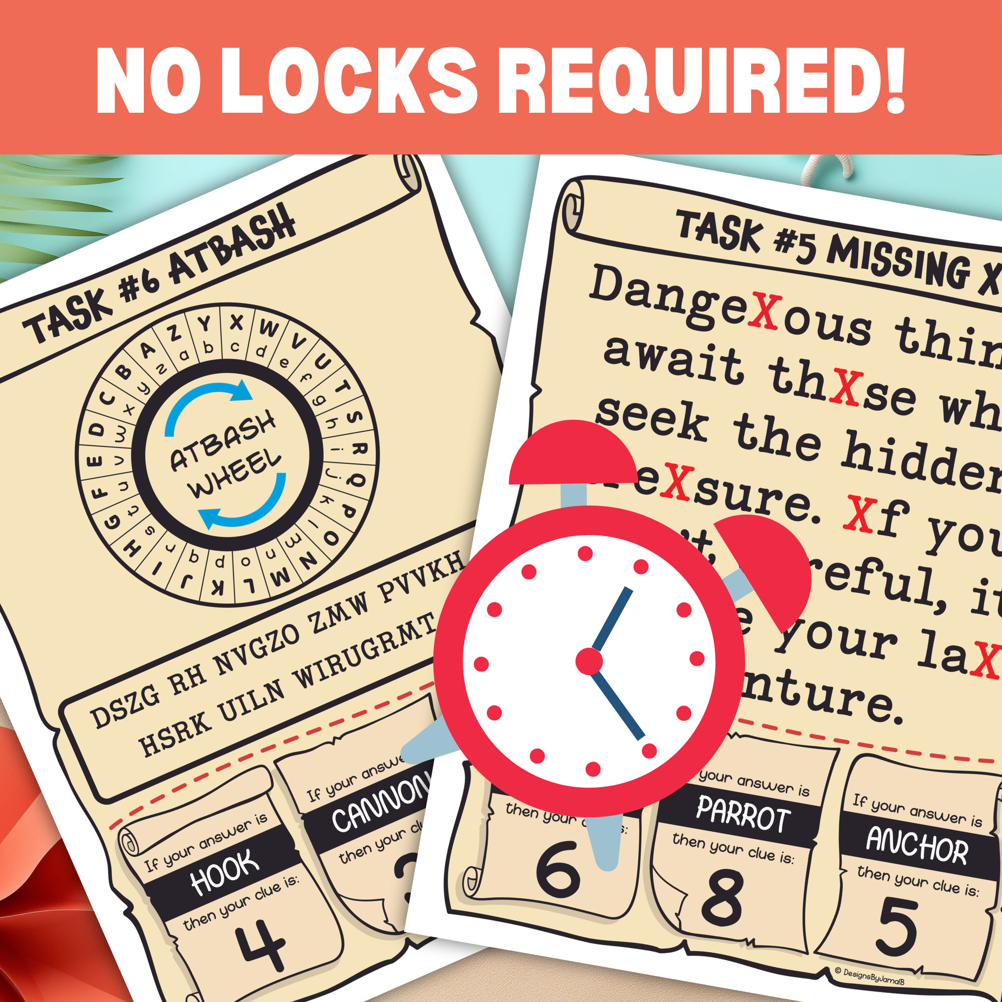 Pirate Printable Escape Room for Kids - Printable Party Game – Birthday ...