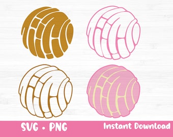 573 Concha SVG Bundle, PNG, Pan Dulce Svg Png, Cafecito Y Chisme Svg Png, Mexican Sweet Bread ...
