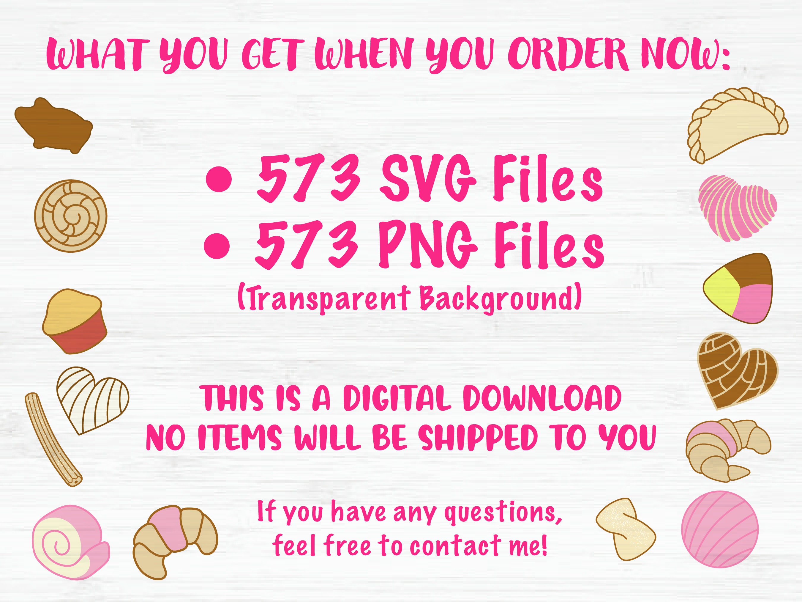 573 Concha SVG Bundle, PNG, Pan Dulce Svg Png, Cafecito Y Chisme Svg ...