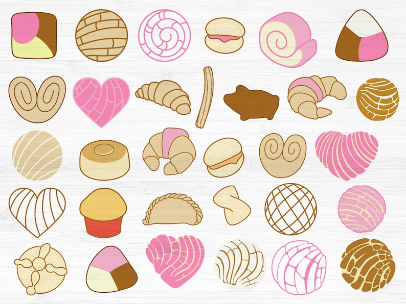 573 Concha SVG Bundle, PNG, Pan Dulce Svg Png, Cafecito Y Chisme Svg ...