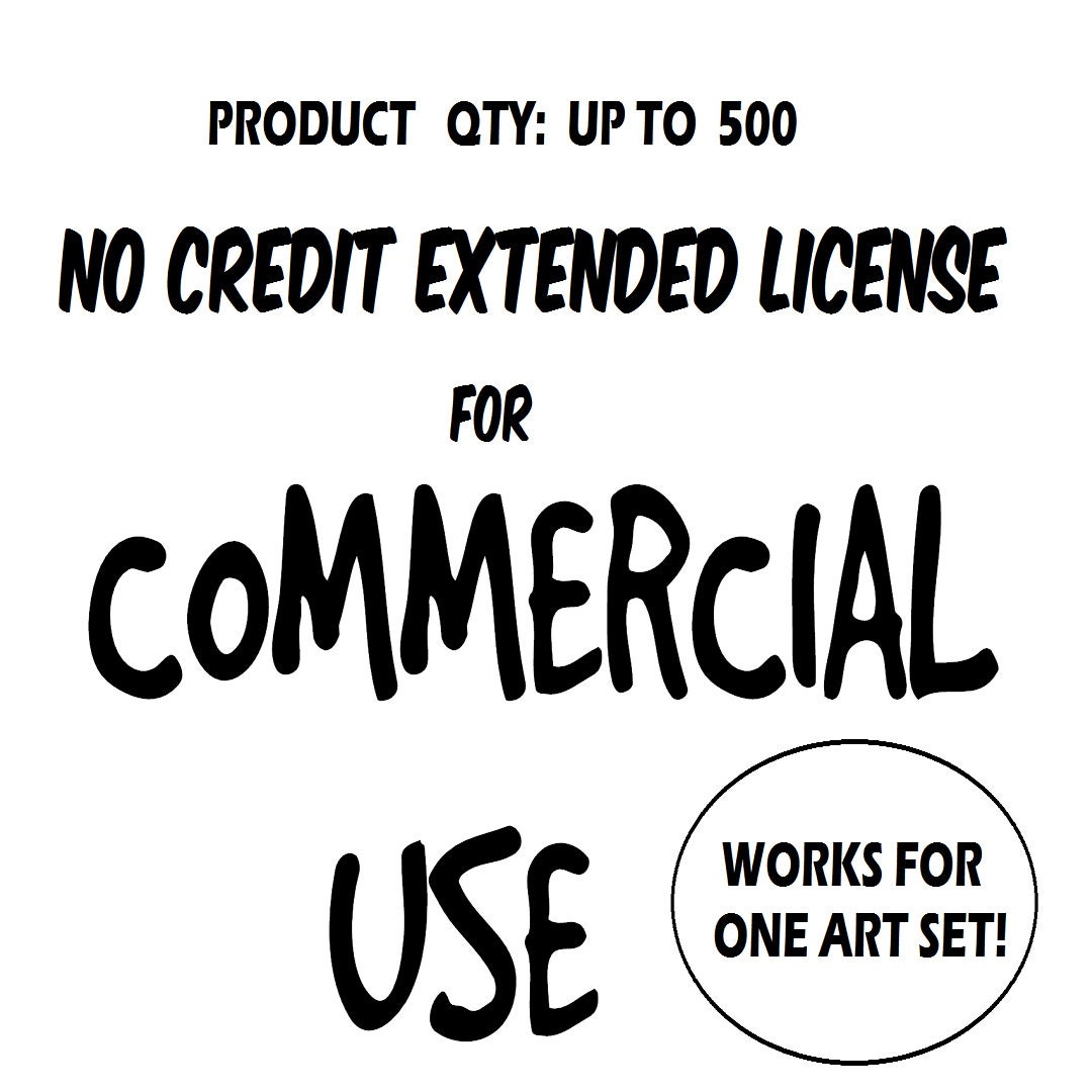 Extended Commercial Use License for Single Listing - Etsy