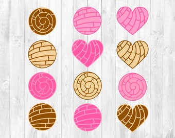 573 Concha SVG Bundle, PNG, Pan Dulce Svg Png, Cafecito Y Chisme Svg ...