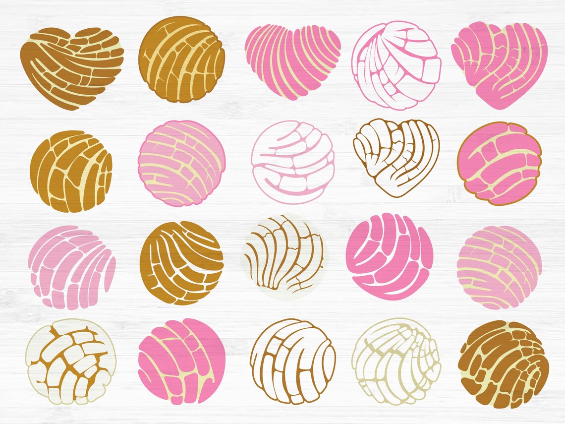 573 Concha SVG Bundle, PNG, Pan Dulce Svg Png, Cafecito Y Chisme Svg Png, Mexican Sweet Bread ...