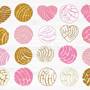 573 Concha SVG Bundle, PNG, Pan Dulce Svg Png, Cafecito Y Chisme Svg Png, Mexican Sweet Bread ...