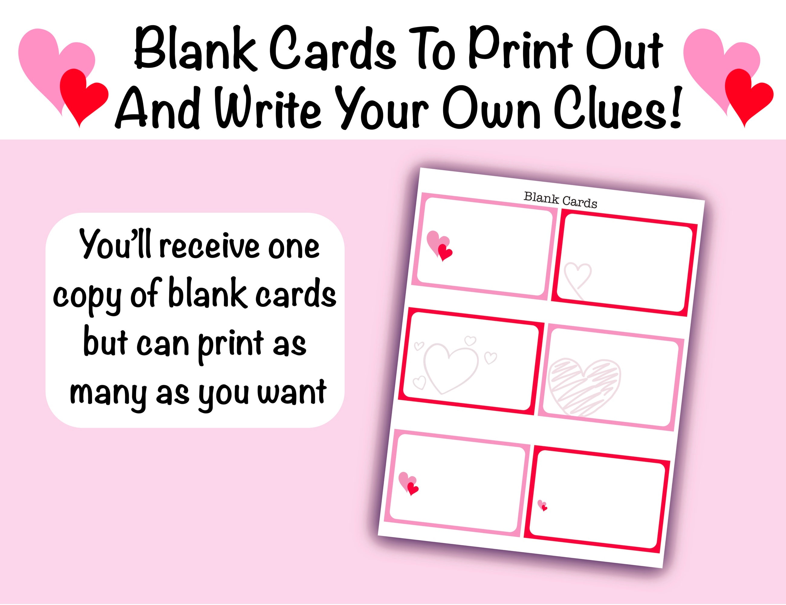 Valentine's Day Scavenger Indoor Scavenger Hunt, Valentines Day ...