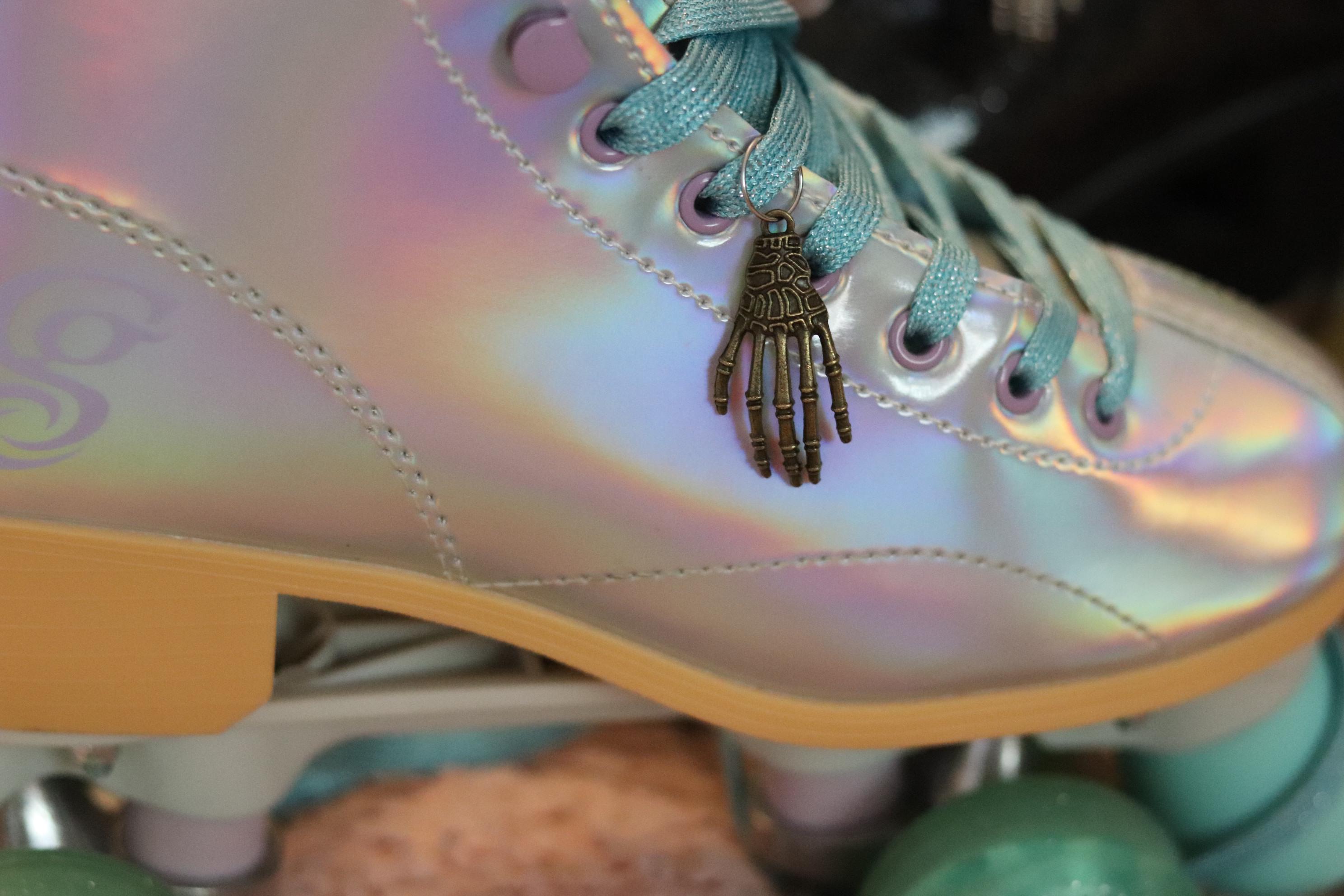 Skeleton Hand Skate Charms: Creepy Roller Skate Accessory - Etsy