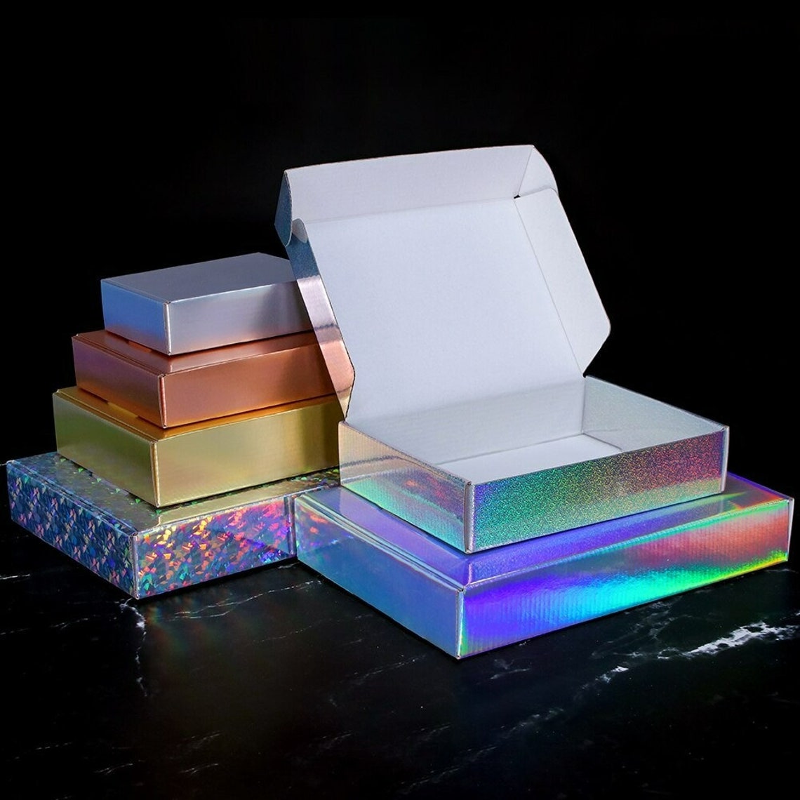 5psc/lot Colour Carton Small Gifts Packaging Box Blank - Etsy