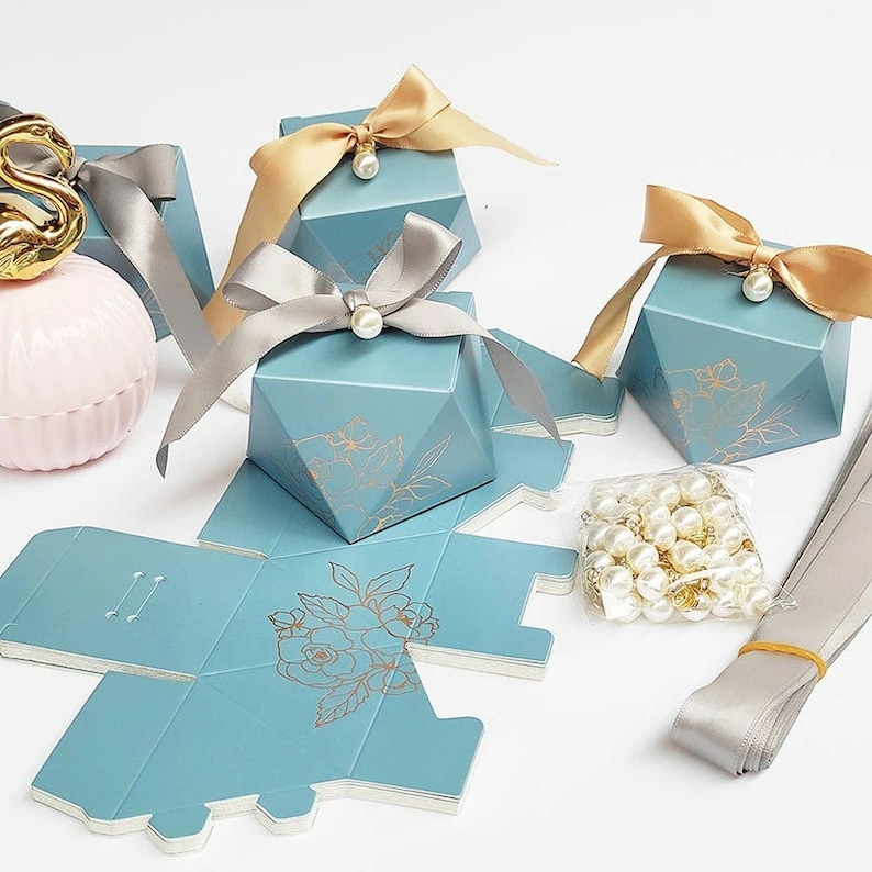 Gift Box Diamond Shape Paper Candy Boxes Chocolate Packaging - Etsy