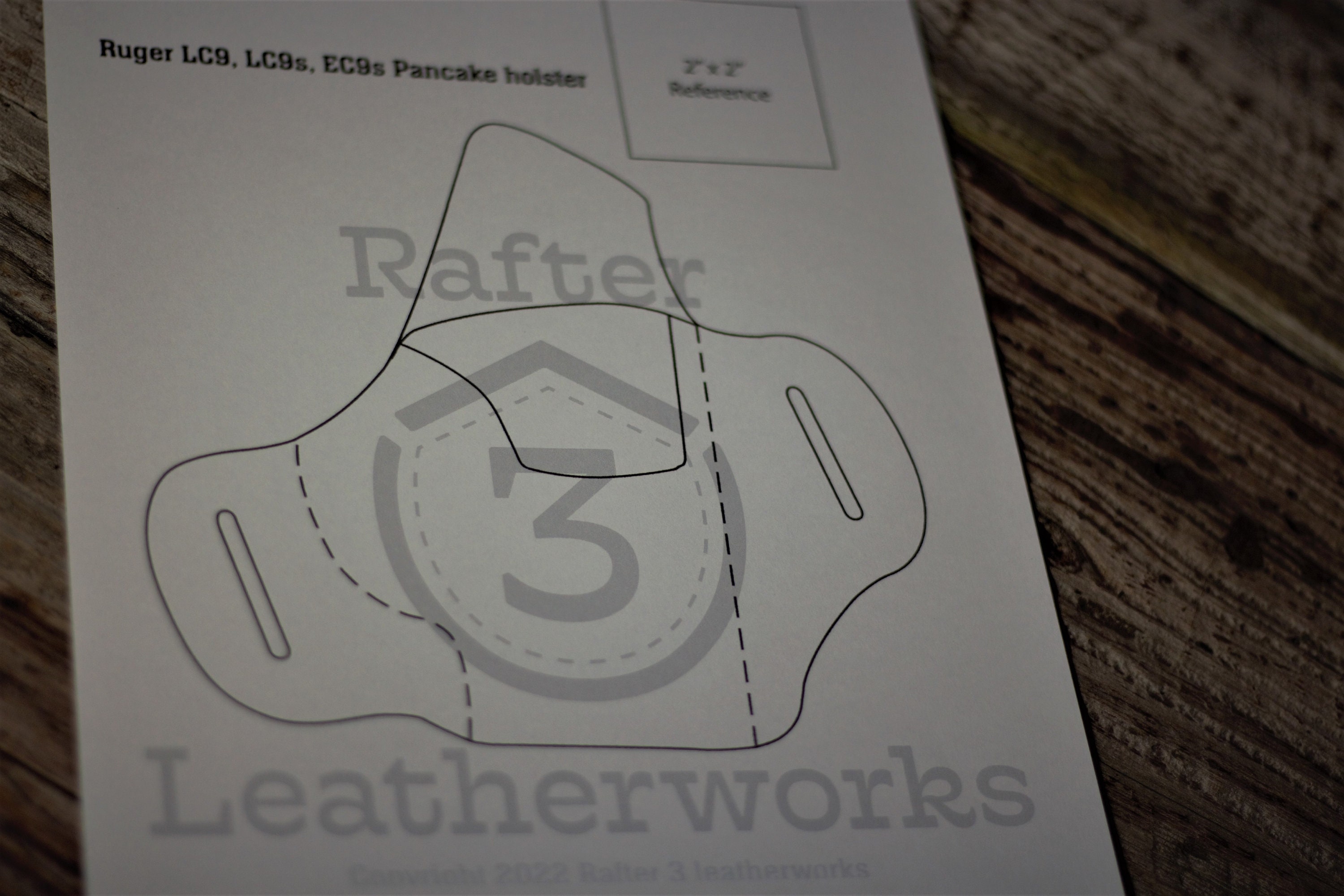 Ruger LC9 Holster Pattern (digital Downloadable Pattern) - Etsy