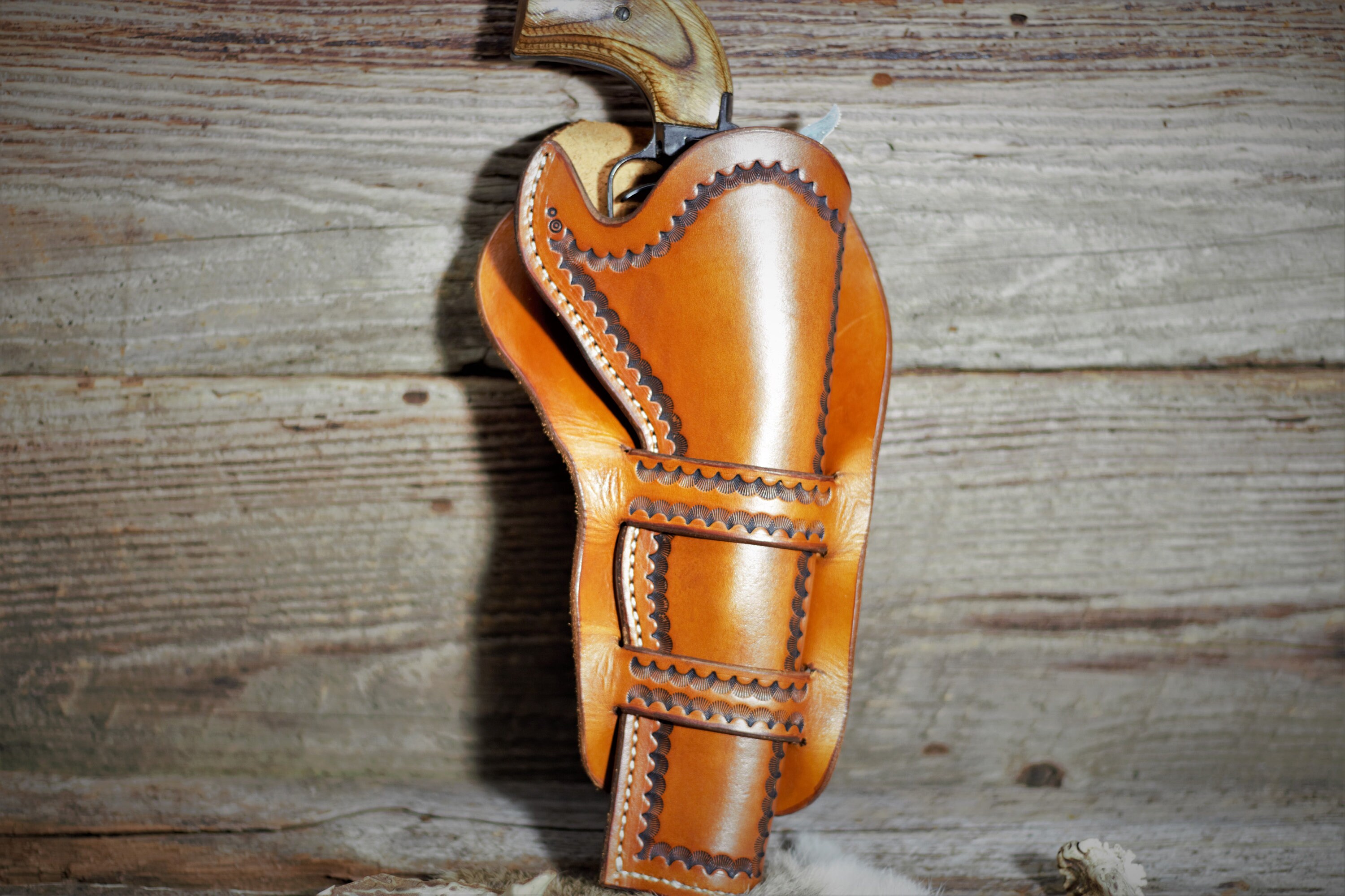 Western Double Loop Holster - Etsy