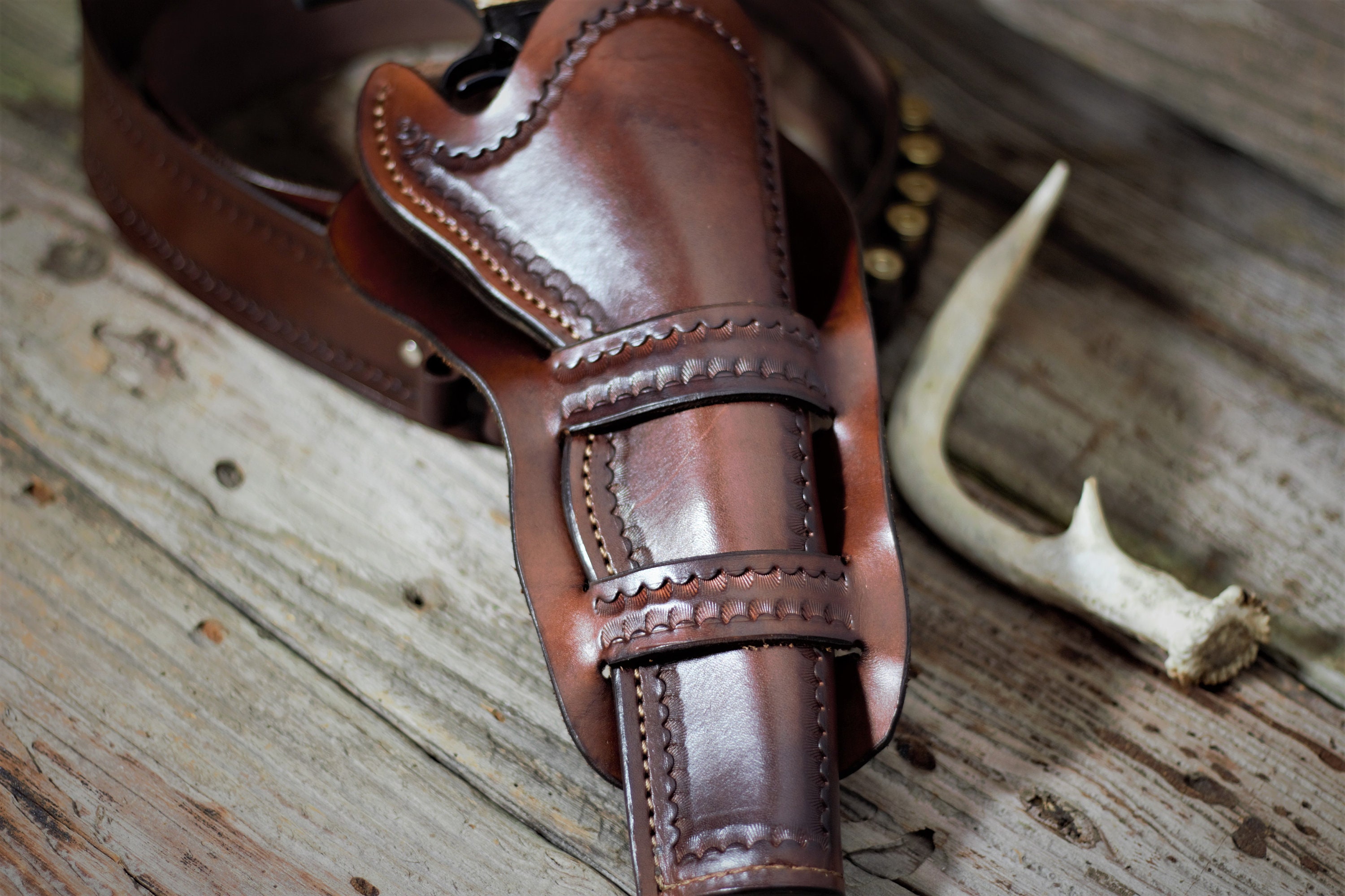 Western Double Loop Holster - Etsy