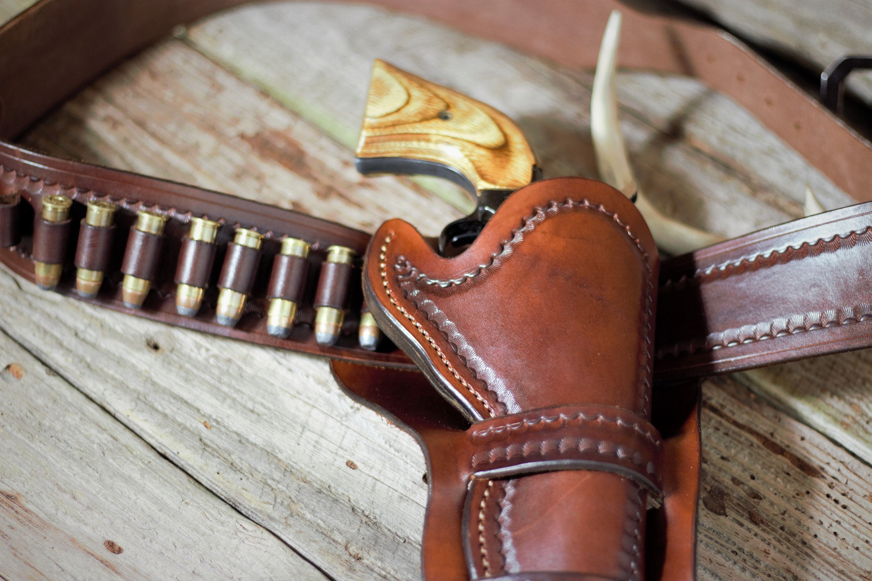 Western Double Loop Holster - Etsy