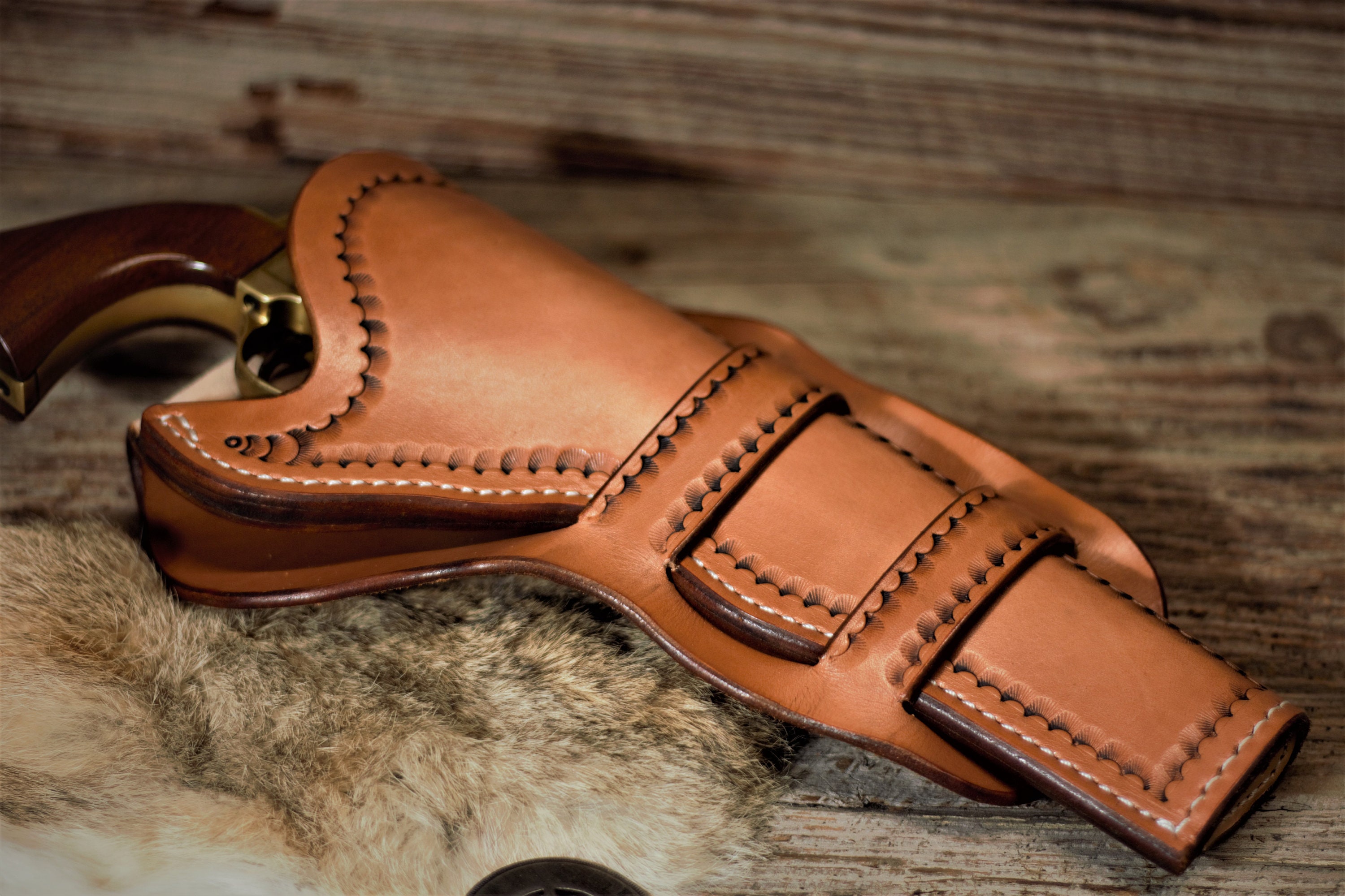Western Double Loop Holster - Etsy