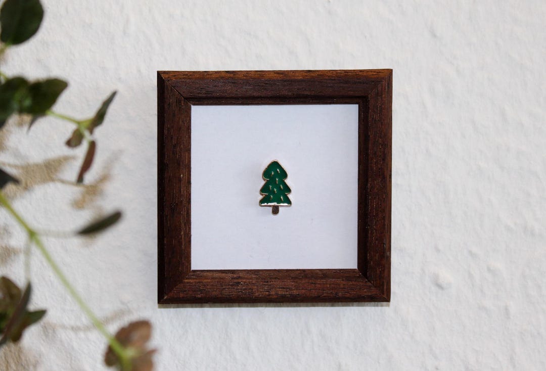 Pine Tree Enamel Pin - Etsy