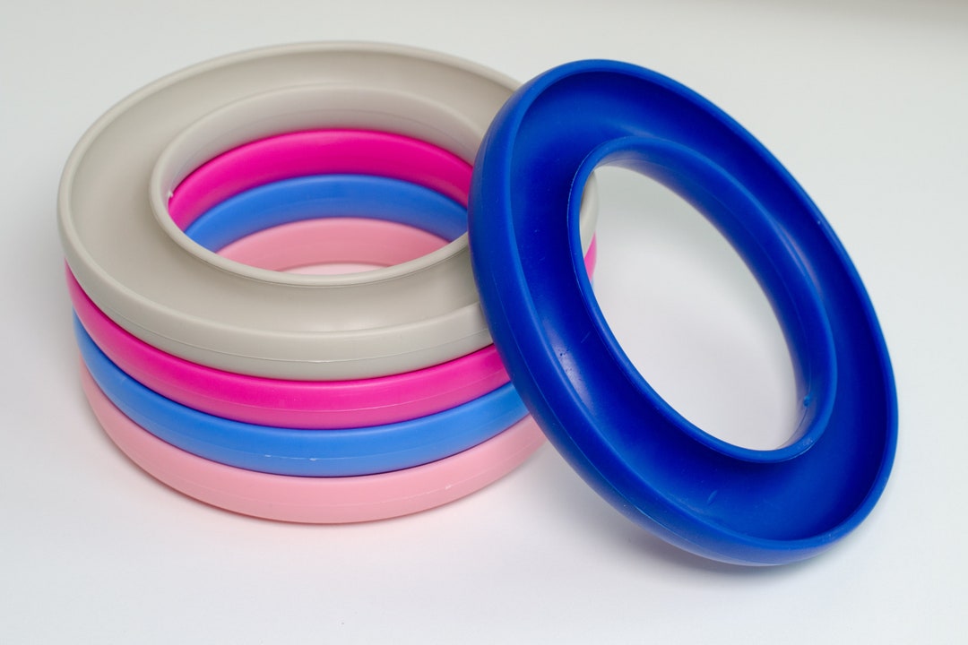 Round Bobbin Holder Ø13.5 Cm Assorted Colors Bobbin Storage Ring ...