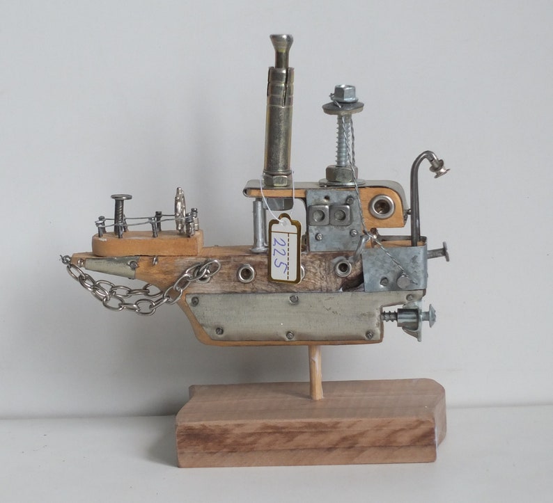 Boat, Upcycling,recycled Materials, Handcrafted - Etsy