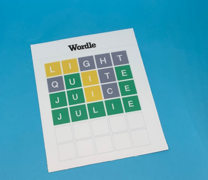 Custom Wordle Sticker Waterproof - Etsy