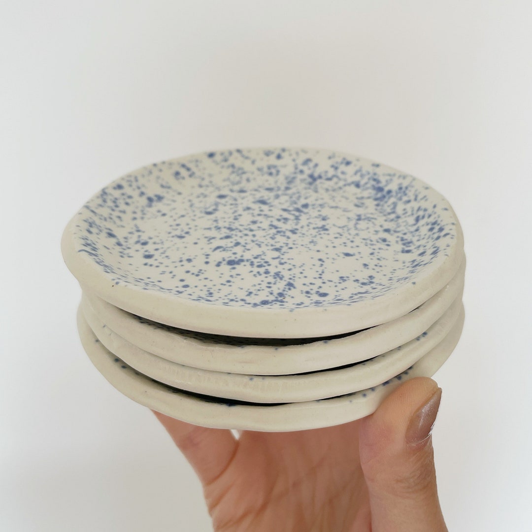 Splatter Dishes, Set of 4 - Etsy