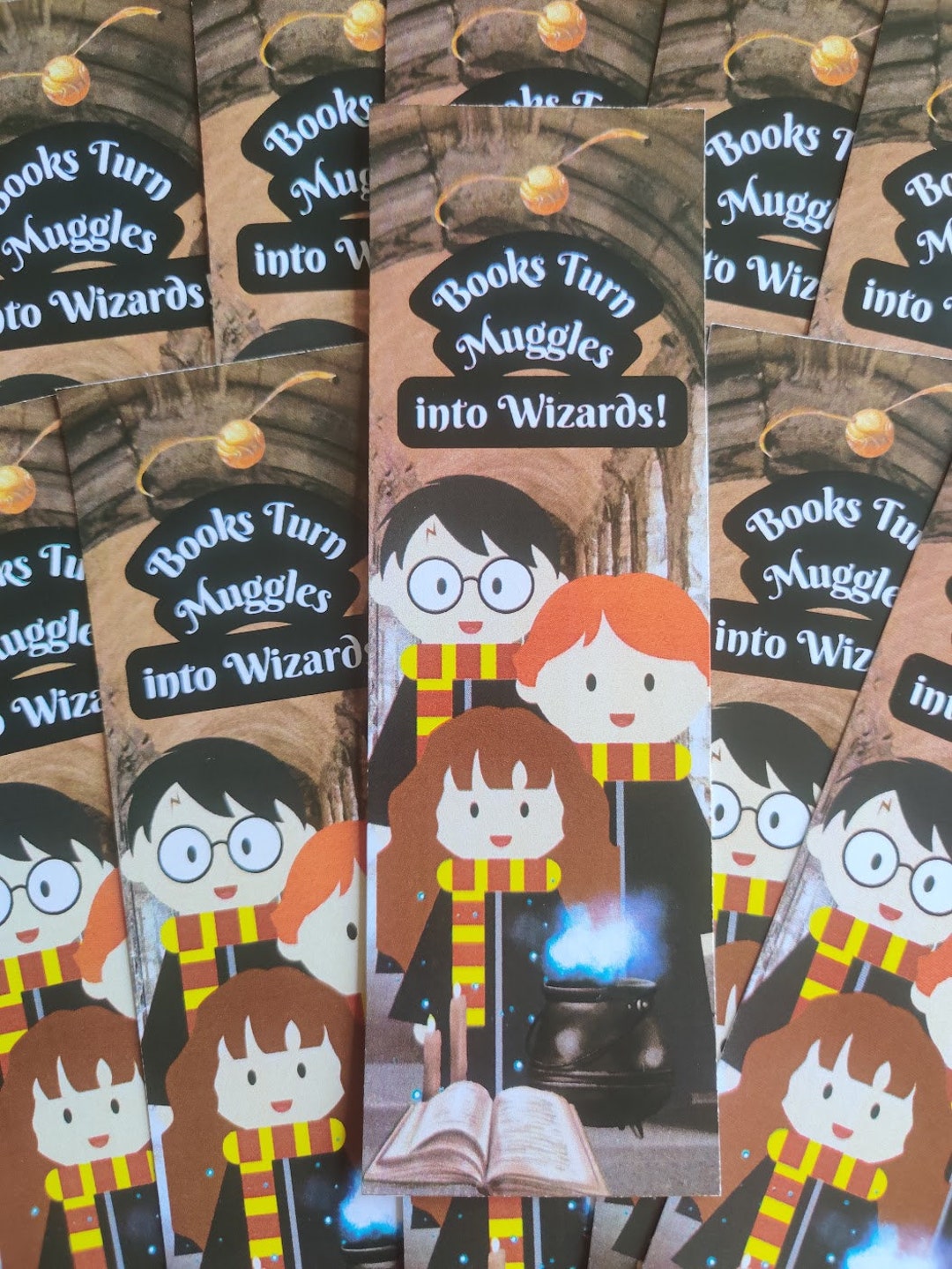 HARRY POTTER Books Turn Muggles Into Wizards Kids Birthday Eco Party ...