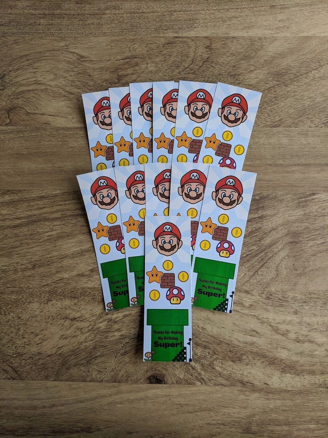 Personalised SUPER MARIO Kids Birthday Eco Party Favours Pixel - Etsy