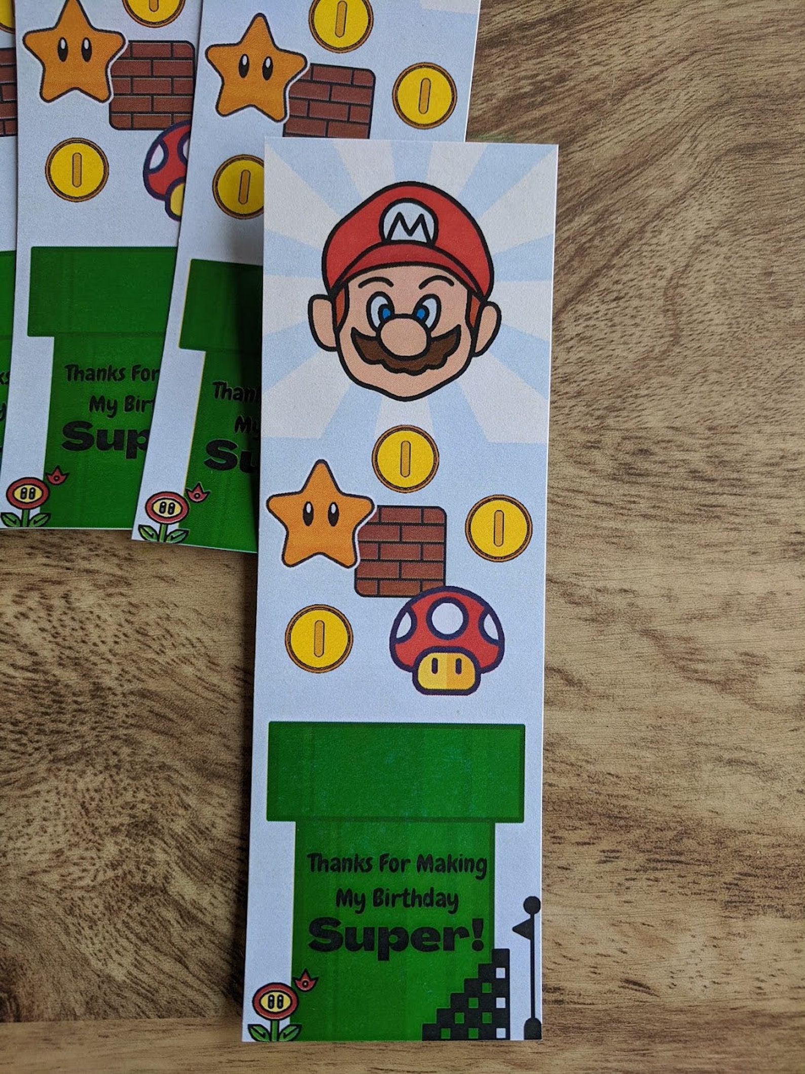 Personalised SUPER MARIO Kids Birthday Eco Party Favours Pixel - Etsy