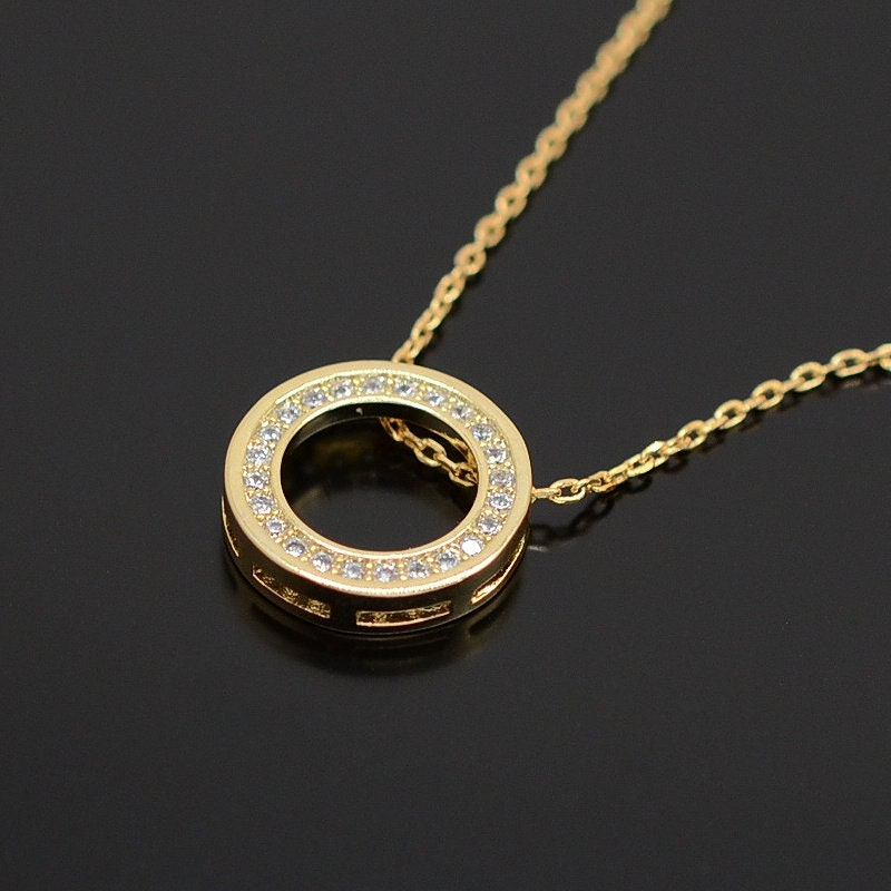 Multi Strand Link Ring, Separator Rings, Gold Plated Cubic Connector ...