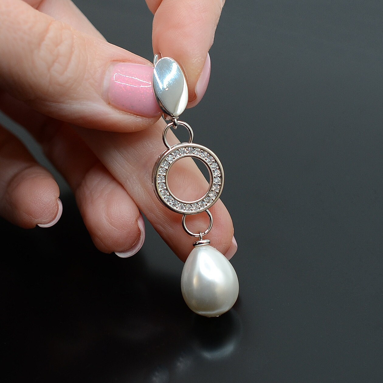 Multi Strand Link Ring, Separator Rings, Gold Plated Cubic Connector ...