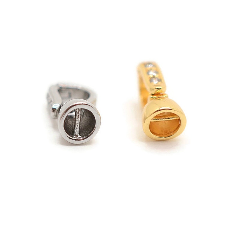 1 Pcs CZ Interlocking Clasp for Bracelet Necklace, CZ Micro Pave Clasp ...