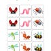 Bug Themed Memory Game Printable for Toddlers - Etsy