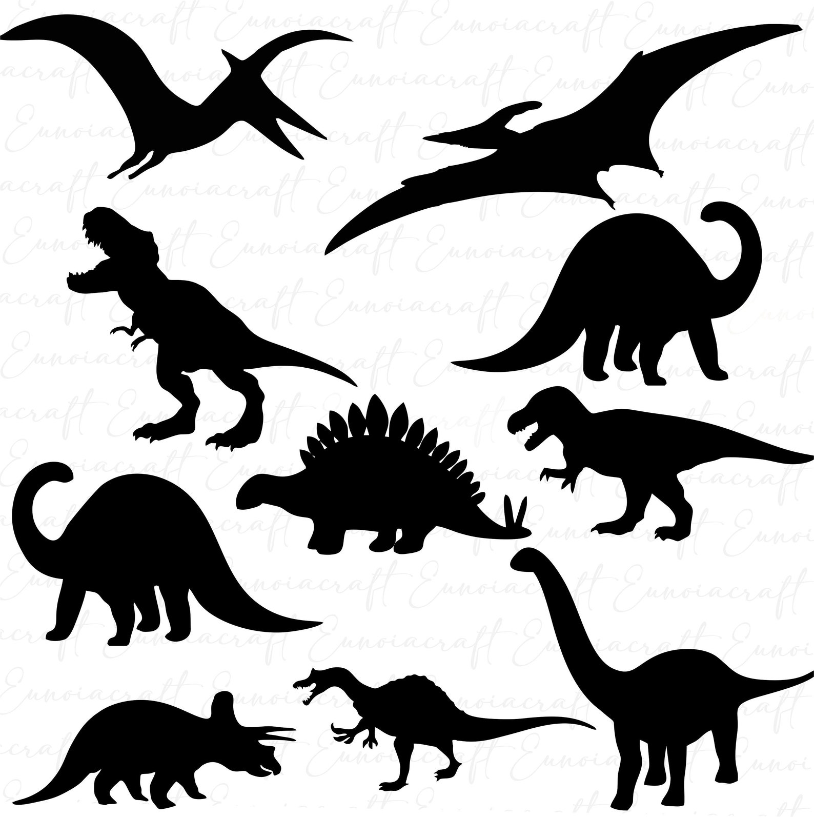 Dinosaur Svg Bundle Dinosaur Clipart Png Dinosaur - Etsy Finland