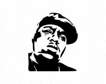 Biggie Smalls Silhouette - Etsy
