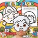 Back to School Feelings Masks Craft | Emotions Coloring Activity | SEL ...