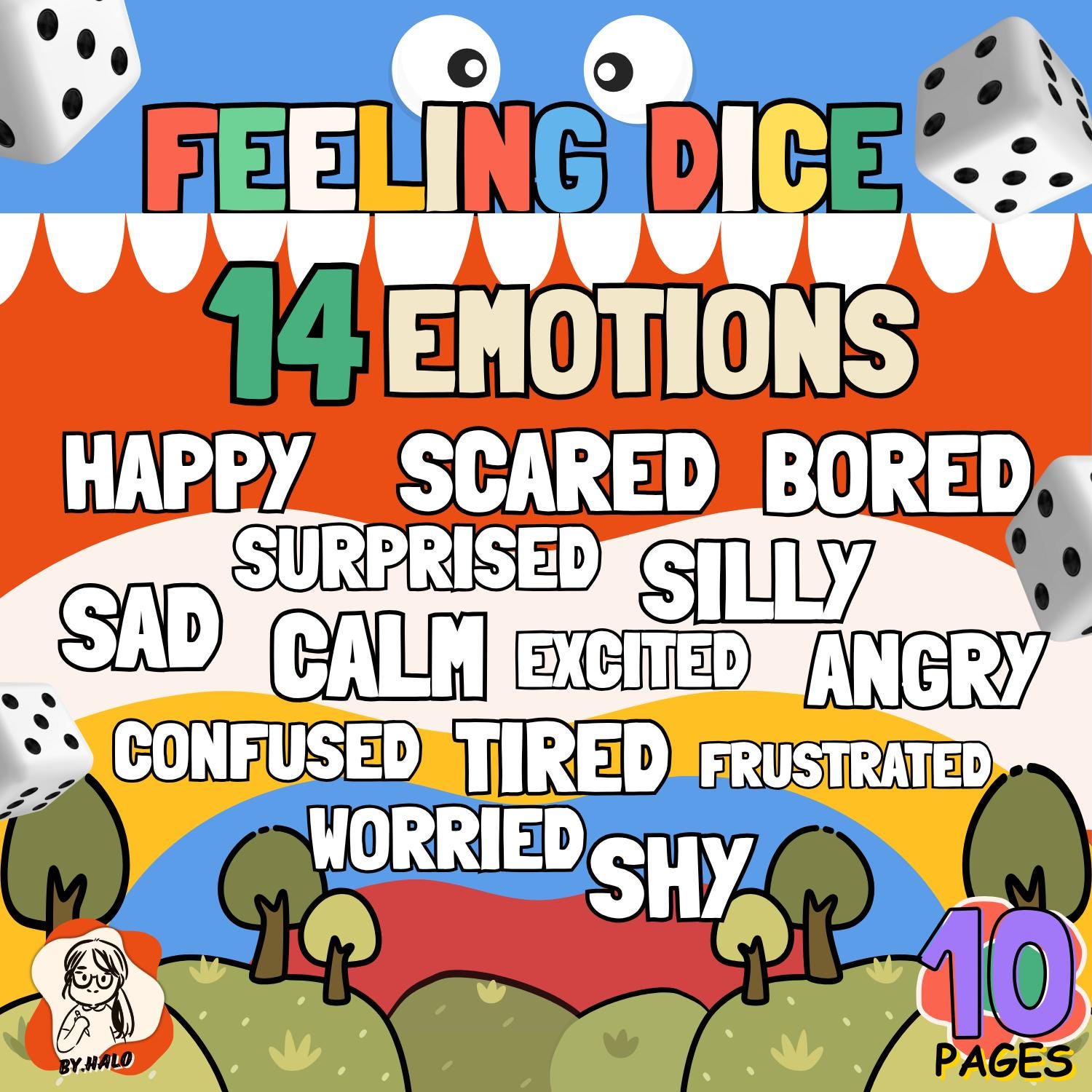 Feelings Dice | Back to School Craft | SEL Emotion Cube Craft ...