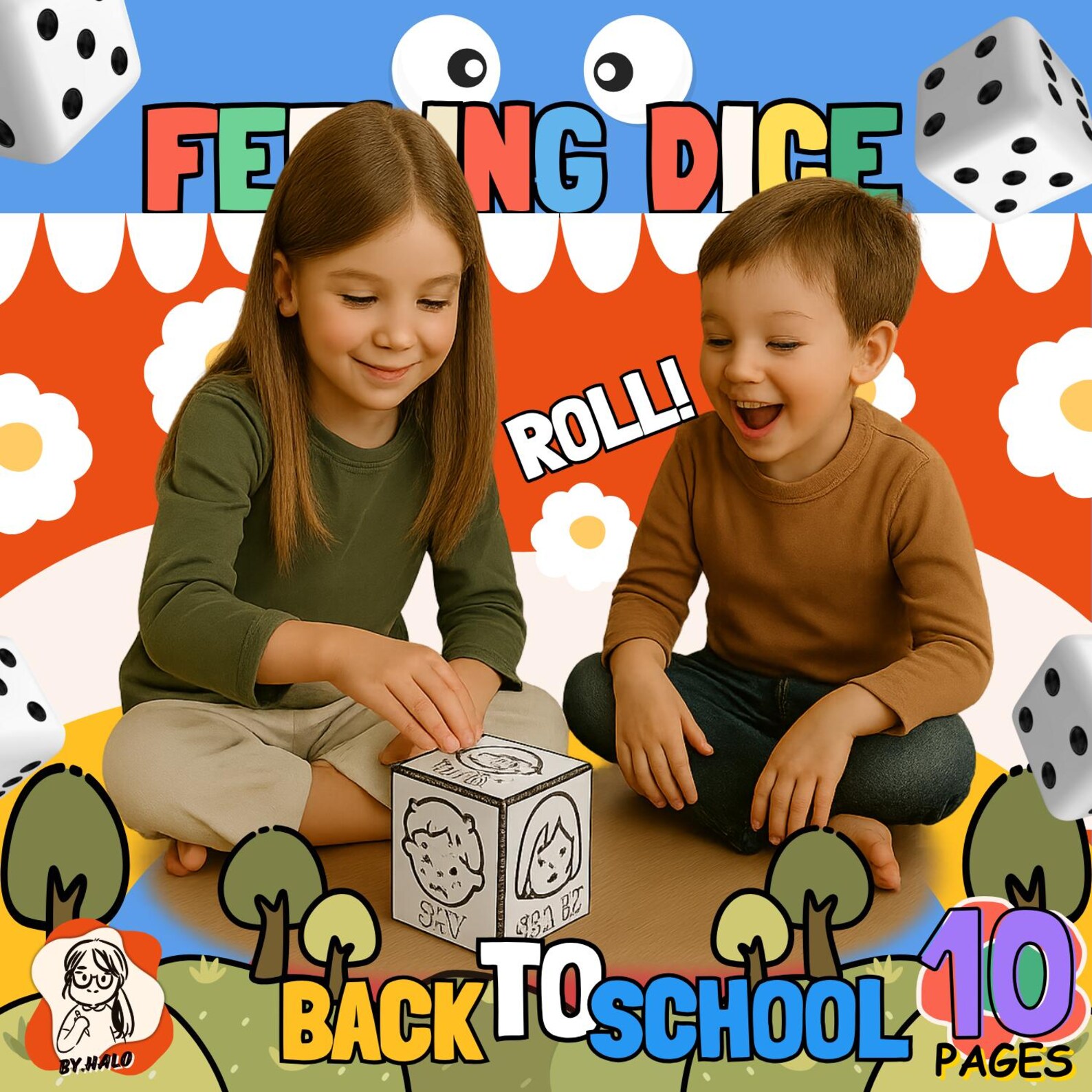 Feelings Dice | Back to School Craft | SEL Emotion Cube Craft ...