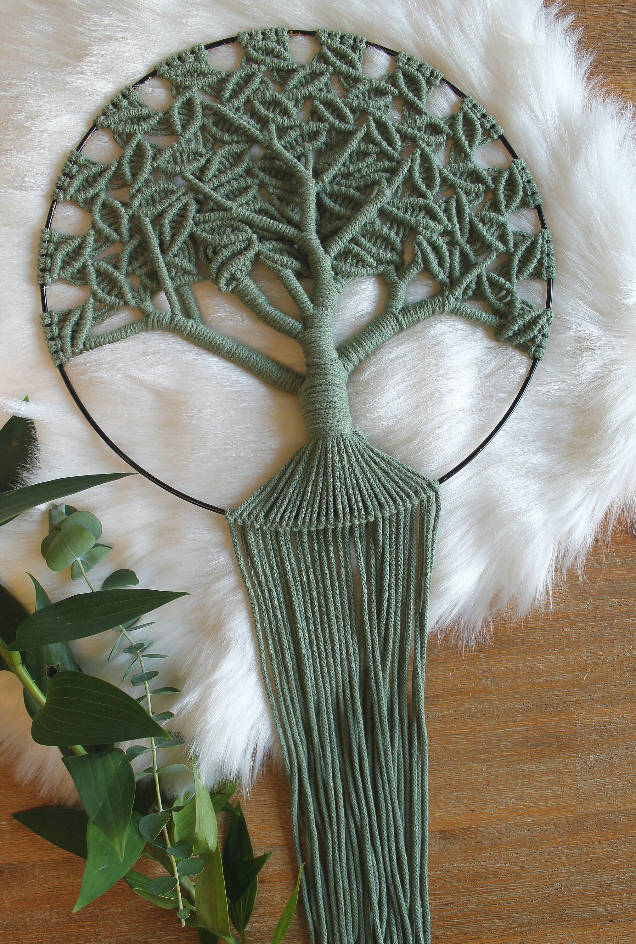 Lebensbaum Makramee Traumfänger Baum des Lebens 30 cm - Etsy.de