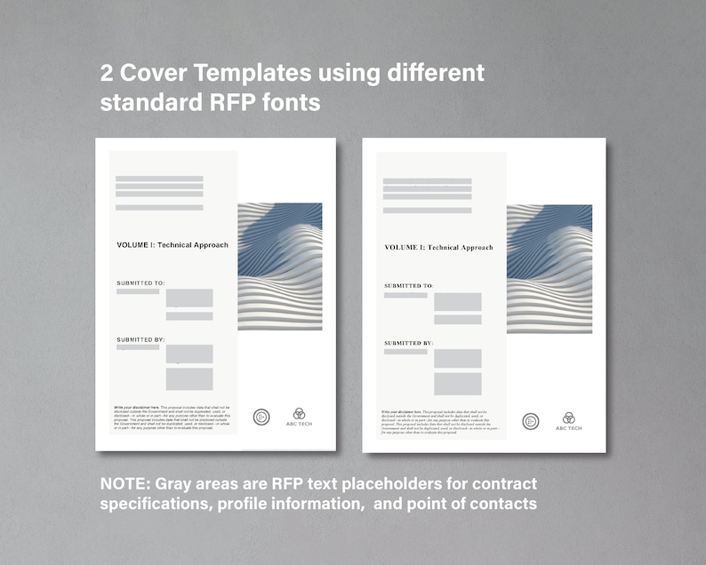 RFP Proposal Cover | Minimal RFP Proposal Cover Template | Federal ...