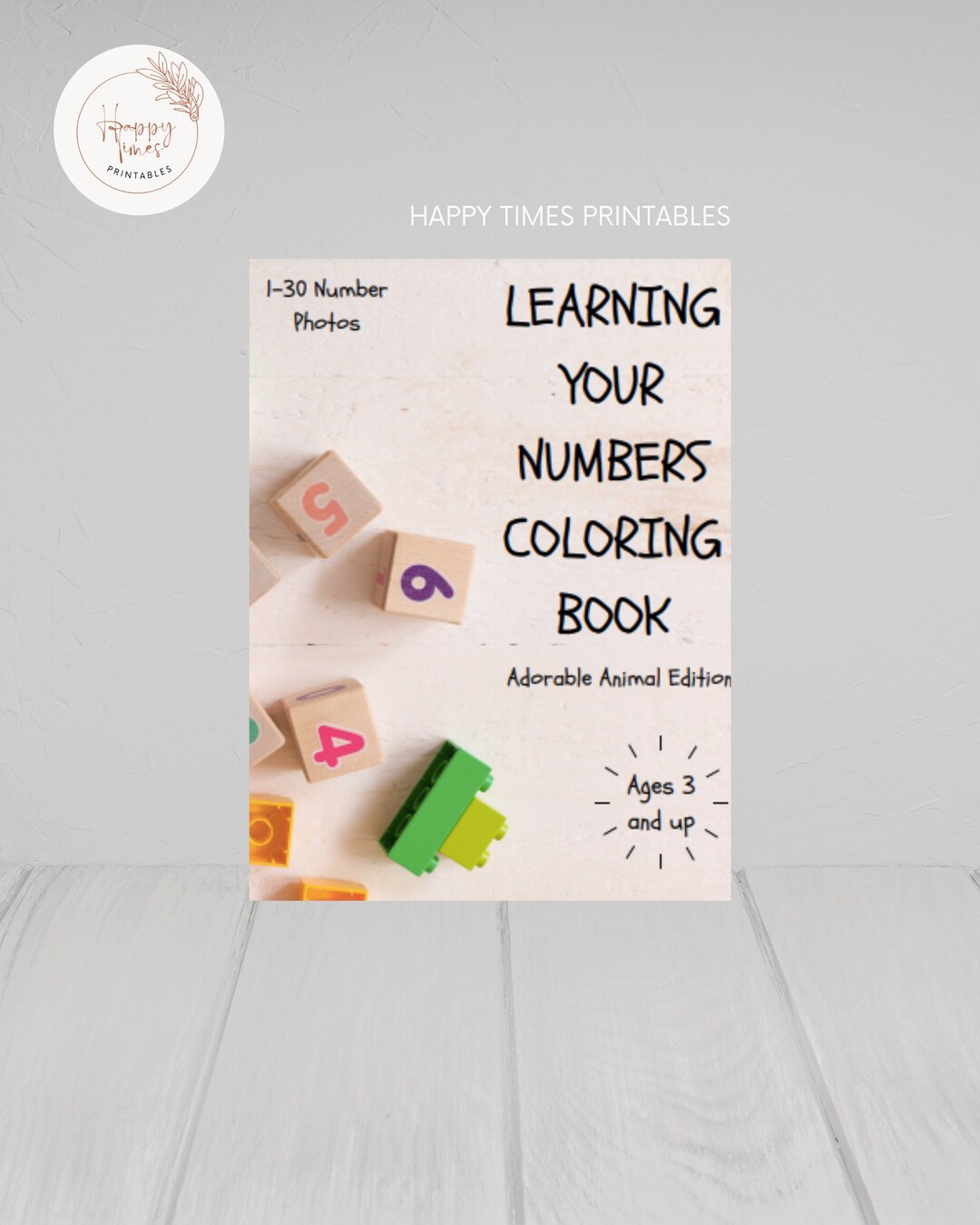 Kids Educational Numbers Coloring Book With 30 Number Coloring Pages ...