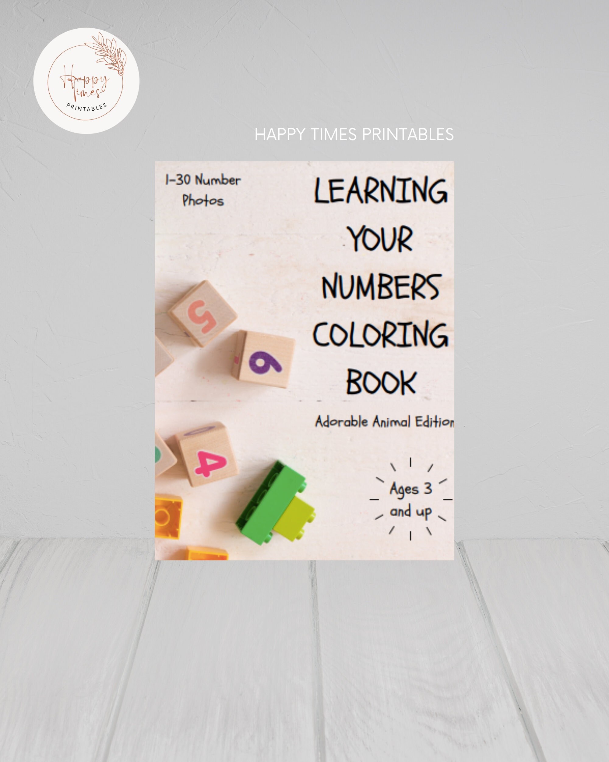 Kids Educational Numbers Coloring Book With 30 Number Coloring Pages ...