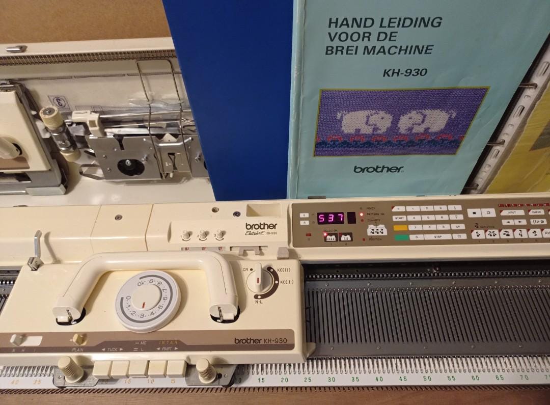 Brother Kh 930 Knitting Machine - Etsy